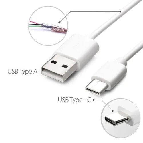 USB-C to USB-A 2.0 Charging & Data Cable (3FT, 1M) - MyPhoneCase.com