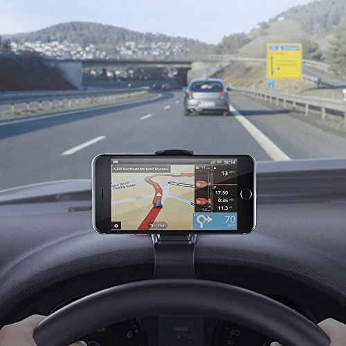 HUD Design Car Mount Phone Holder Dashboard Mobile Clip Stand ...